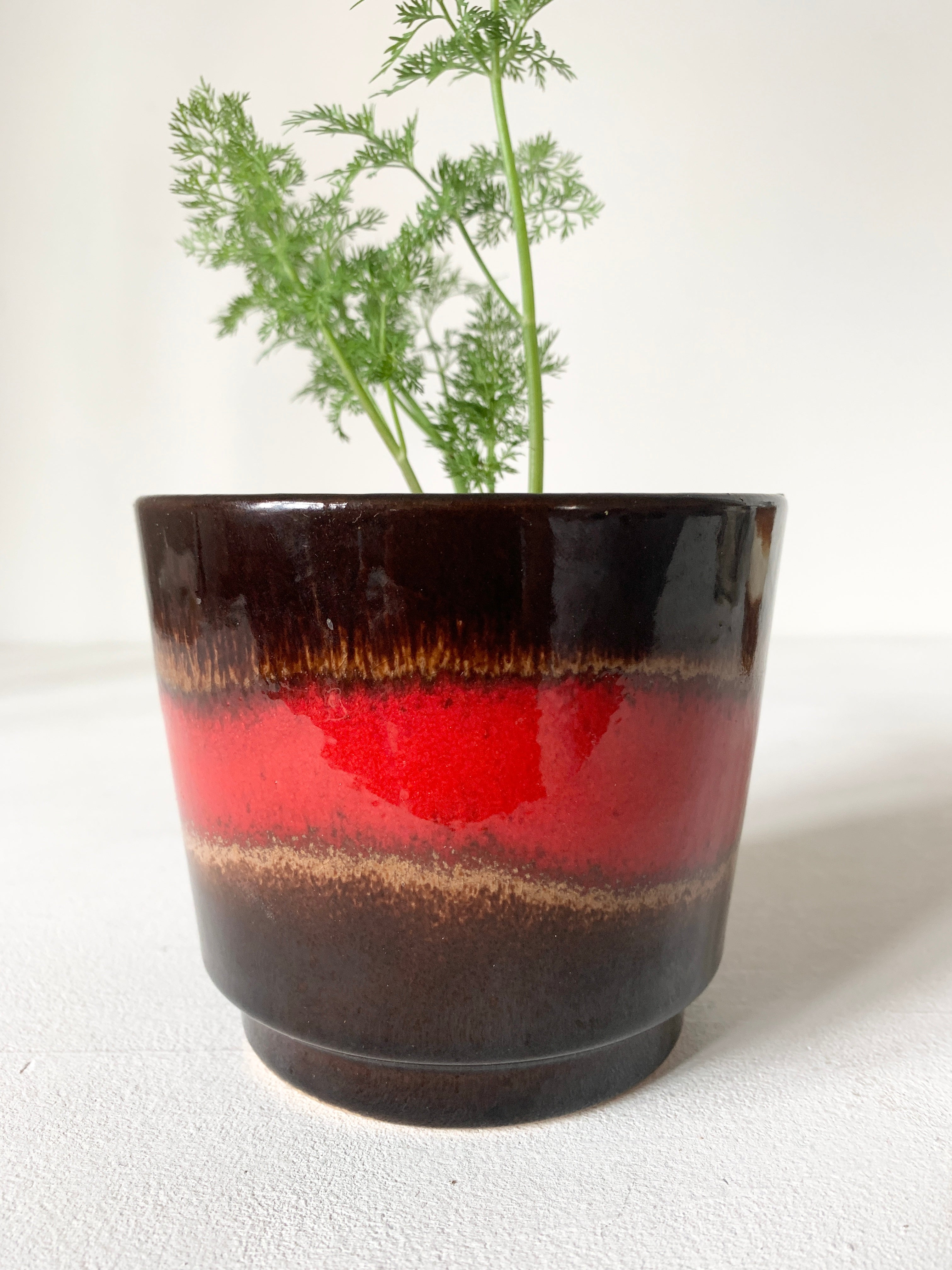 Mid Century Plant Pot By Scheurich – reflective-forms